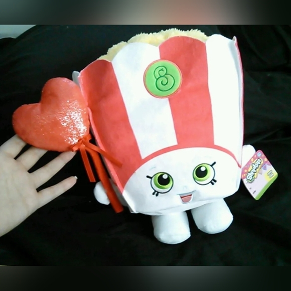 Shopkins | Toys | Shopkins Poppy Corn Plush 3 Just Play Valentine Red ...